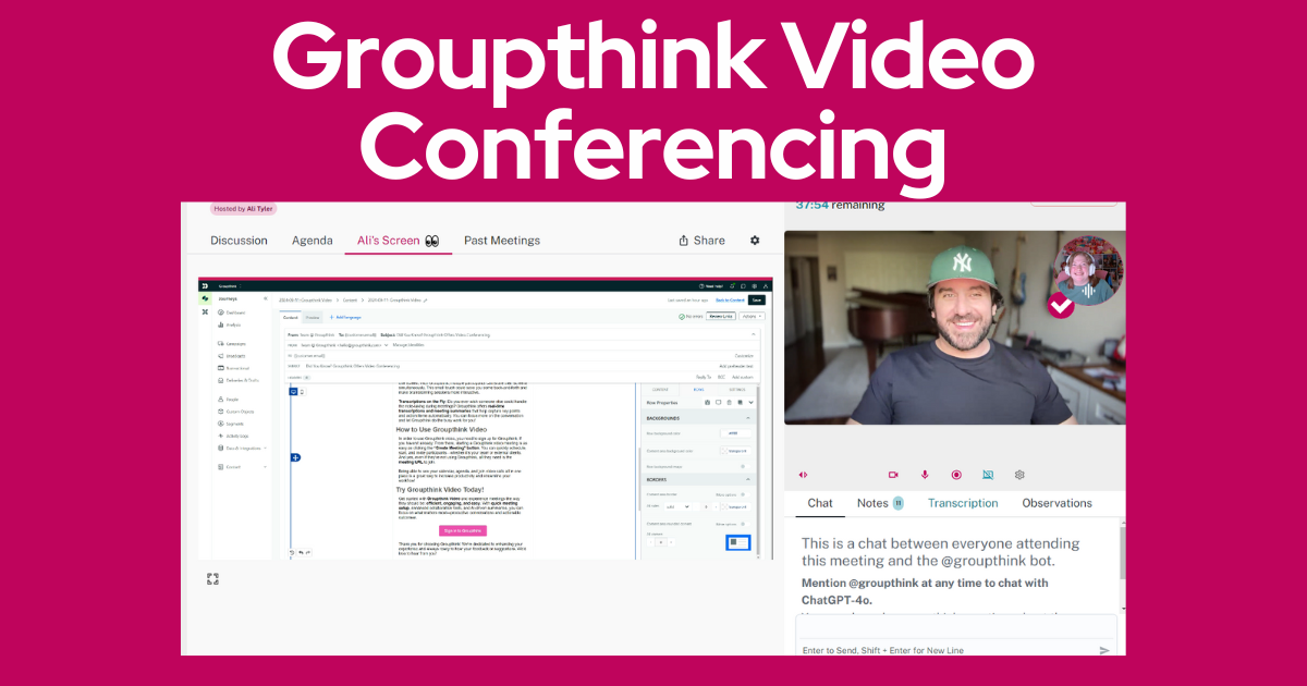 Meet Smarter, Not Harder: Introducing Groupthink Video for Productive ...